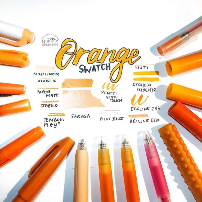 Top 11 Orange Bullet Journals this week! | My Inner Creative