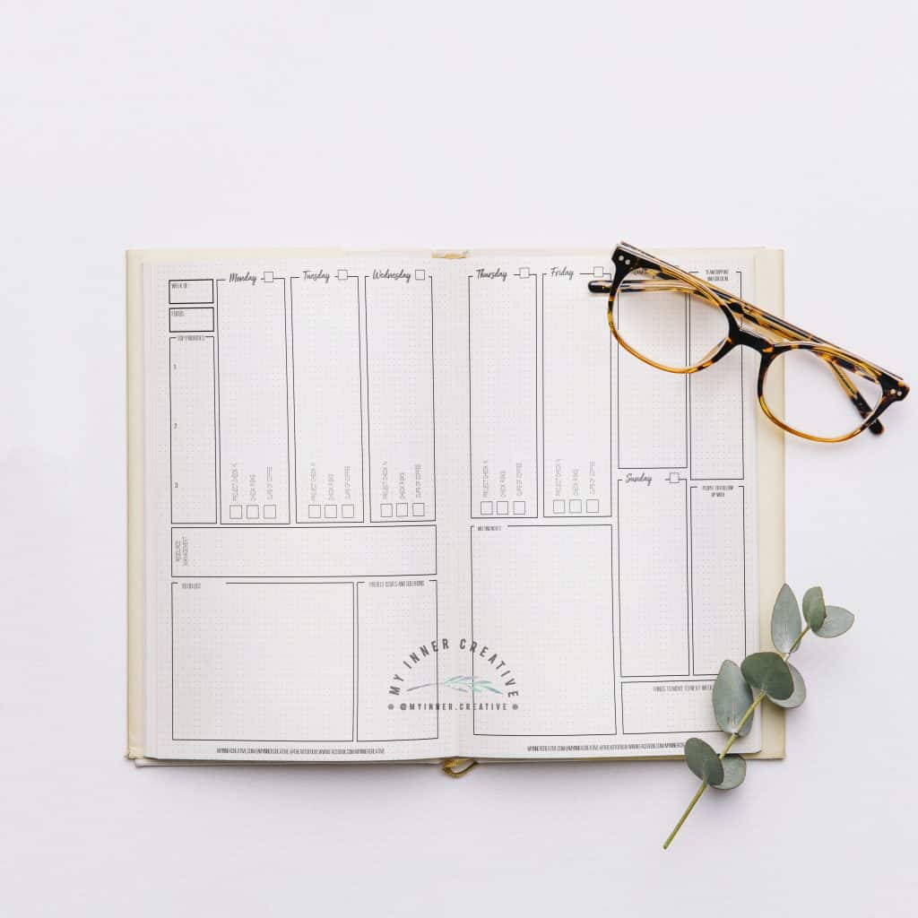Project Management in your Bullet Journal (Free Template)