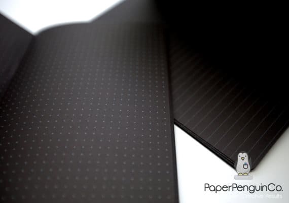 13 Dark but gorgeous black bullet journal spreads