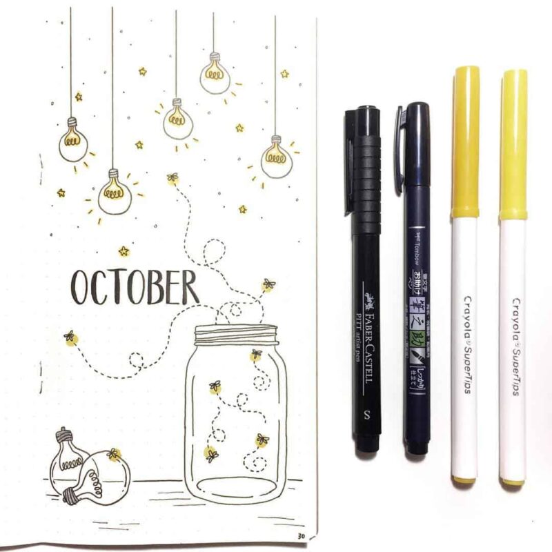 21 Illuminating Light Bulb bullet journal ideas | My Inner Creative