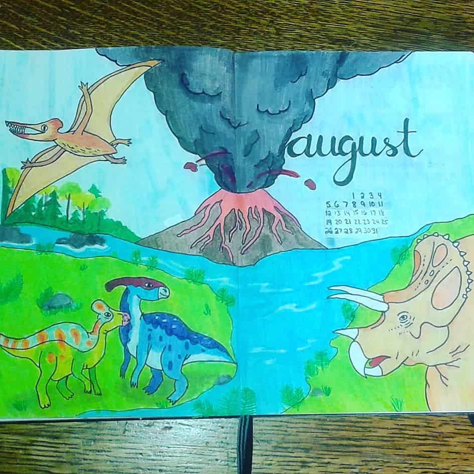 15 of the Best Exciting Dinosaur Bullet Journal Layouts For Jurassic Lovers
