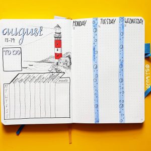 32 Lighthouse Bullet journal Ideas and Spreads | My Inner Creative