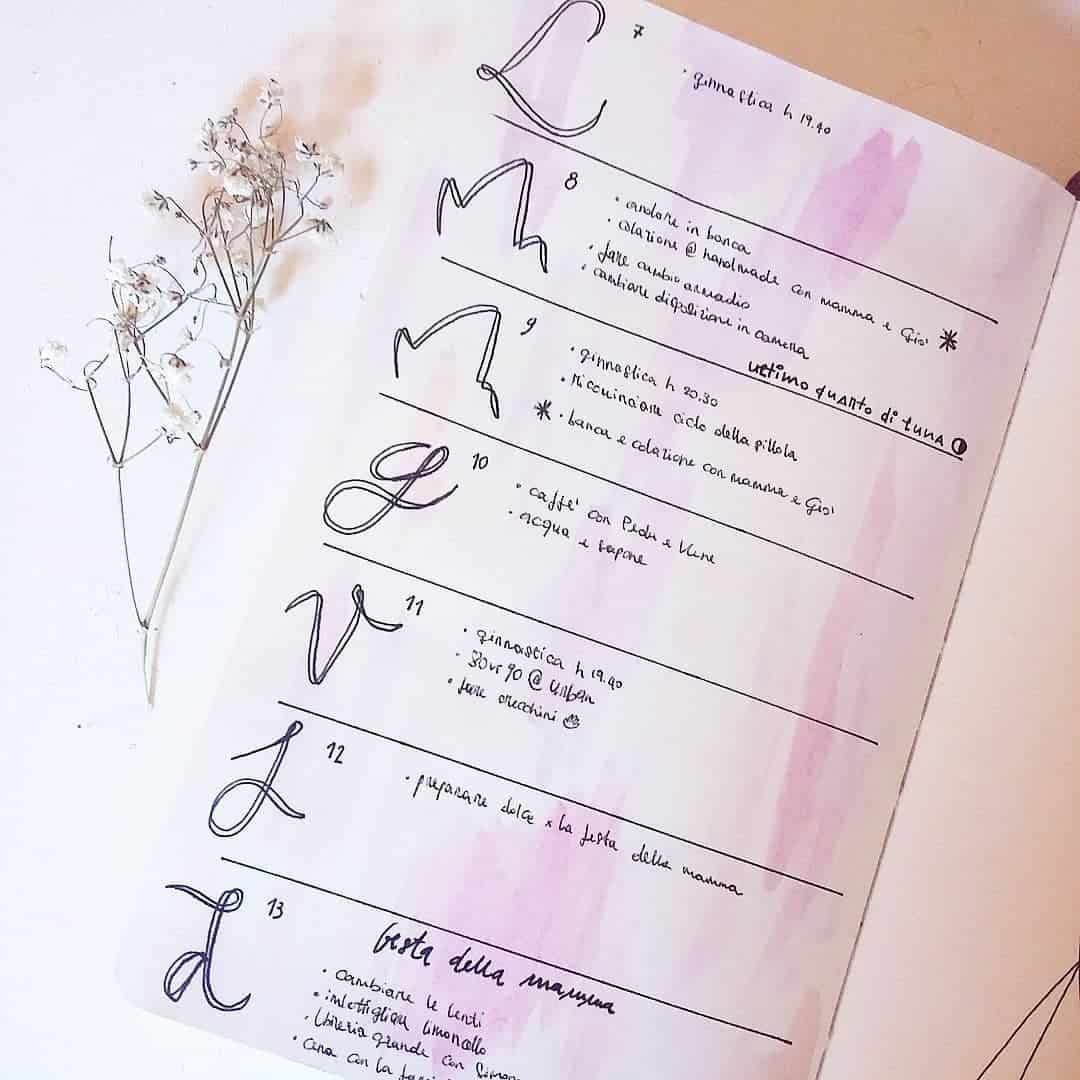 70+ Pink bullet journal layout ideas | My Inner Creative