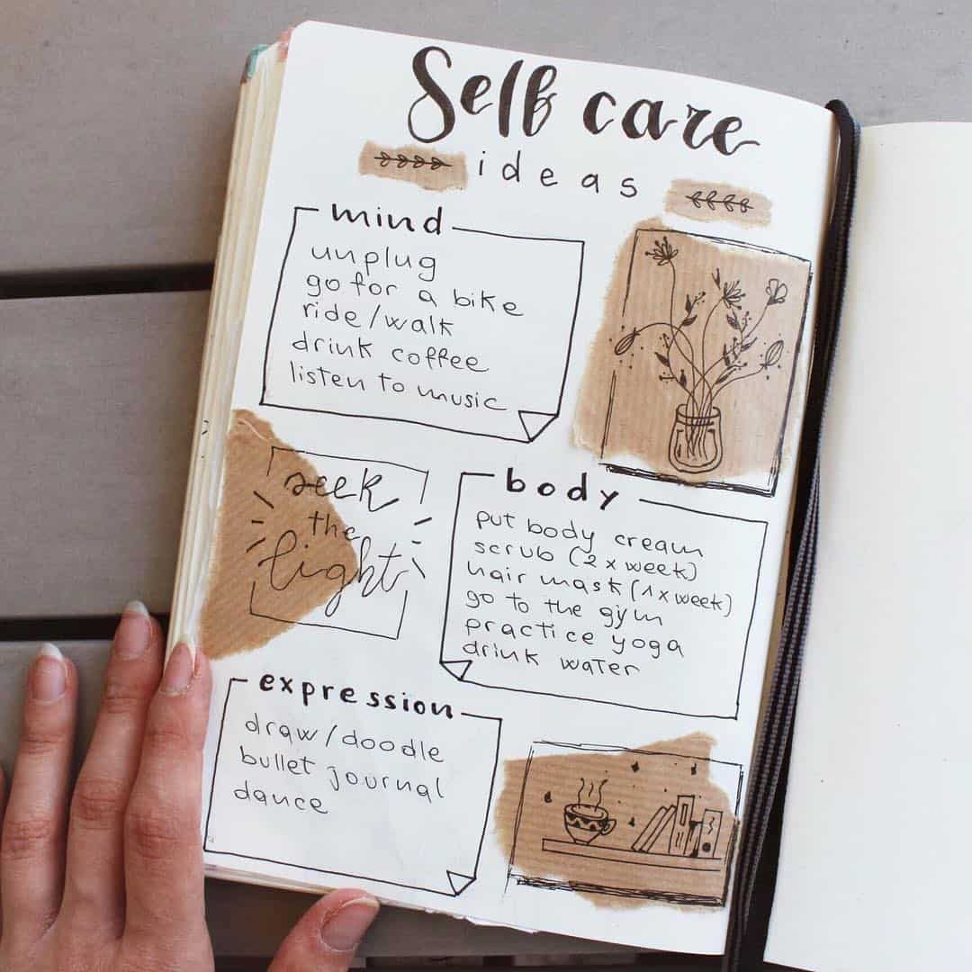 Self care bullet journal ideas | My Inner Creative