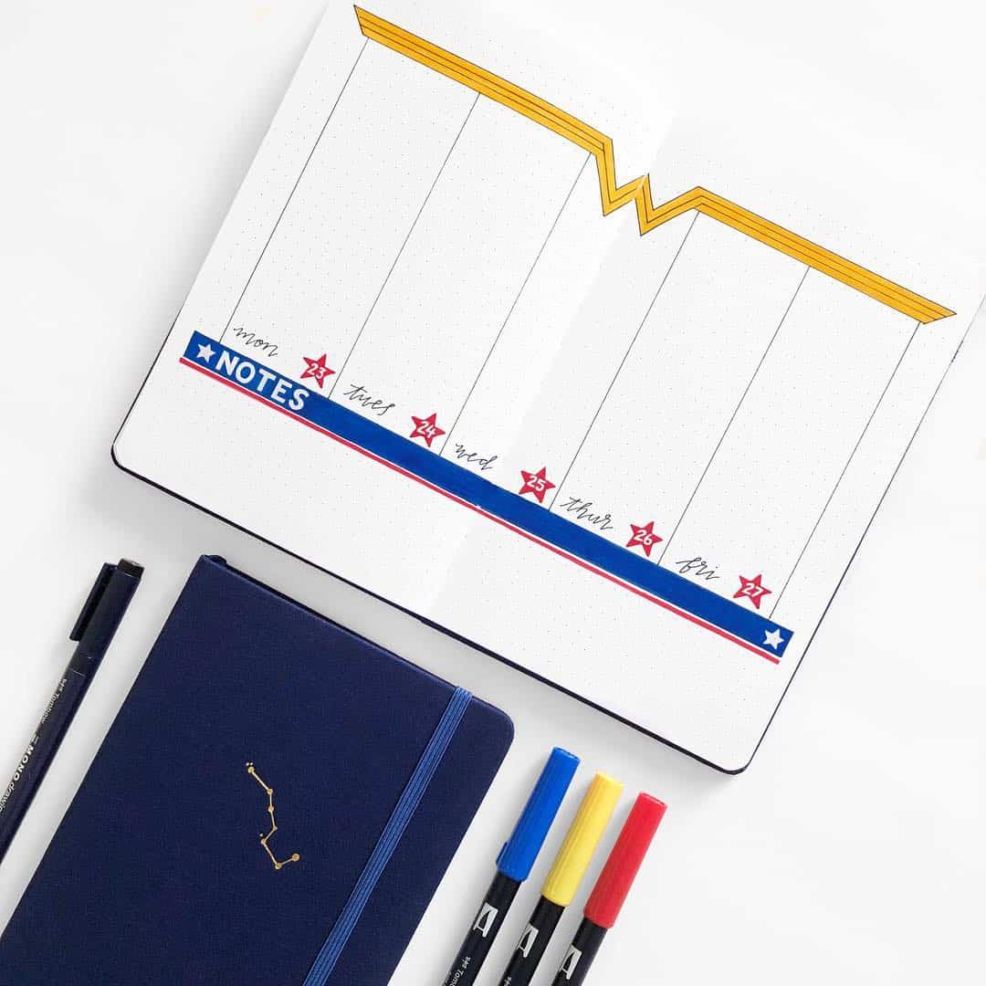 48 Amazing Avengers and Justice League Bullet Journal Spreads | My ...