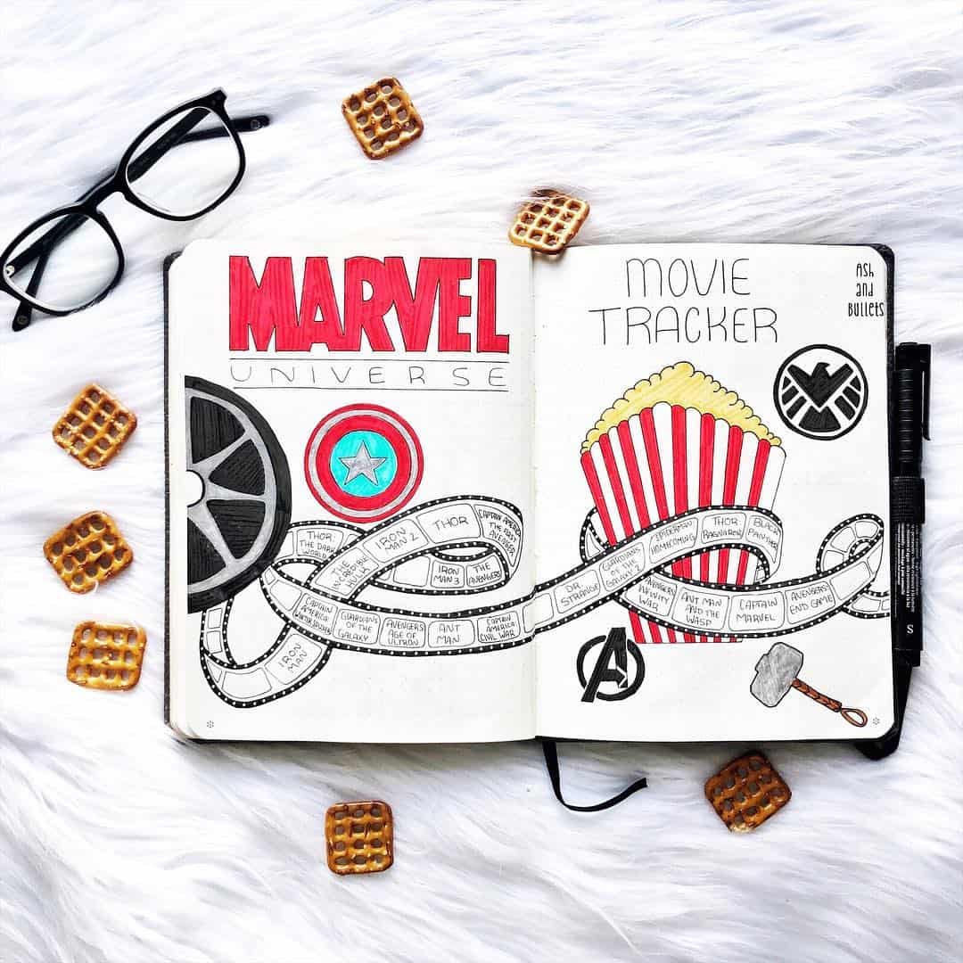 48 Amazing Avengers and Justice League Bullet Journal Spreads | My ...